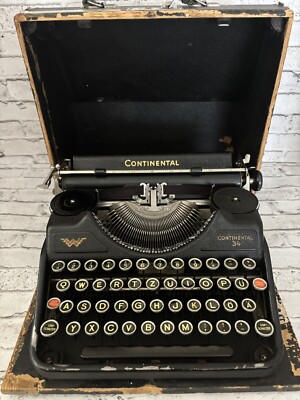 Vintage German Continental 34 Portable Typewriter | eBay