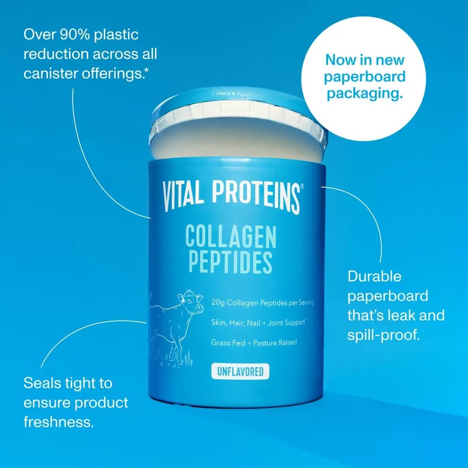 Vital Proteins Collagen Peptides Unflavored Powder-20 OZ | eBay