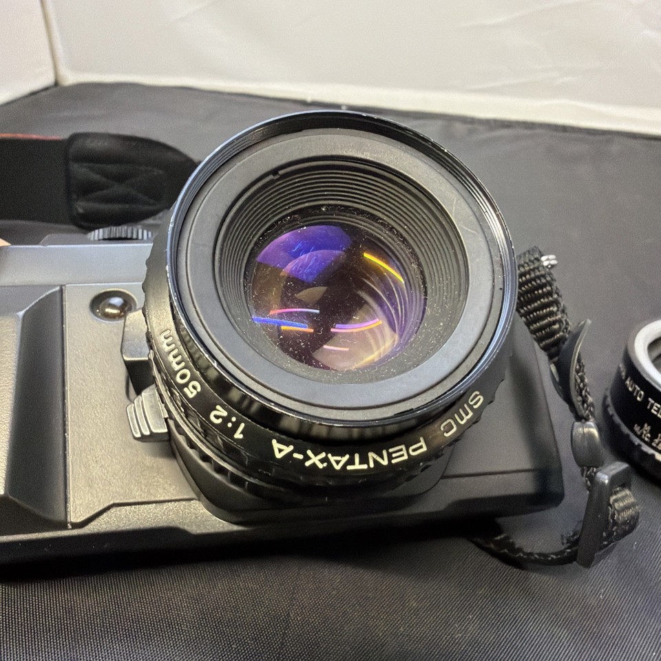 Vintage Pentax P3N Film Camera SMC Pentax-A 1:2 50mm Lens | eBay