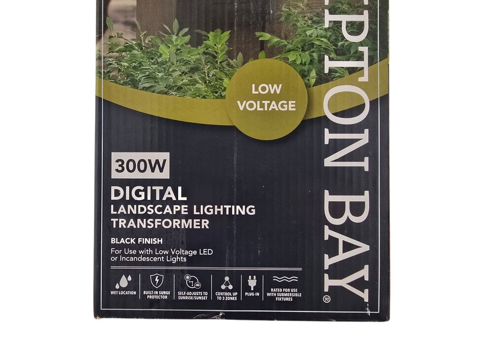 Hampton Bay ER-300-1215-AL Low Voltage 300W Astro Housing Landscape ...