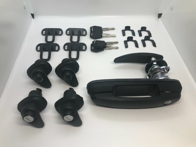 Canopy Rear Window T Handle & 4 Side Locks Same key Flexiglass Ultimate ...