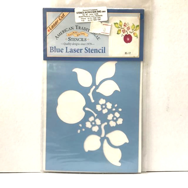 American Traditional Stencils Classics Dimensions & Blue Laser Stencils ...