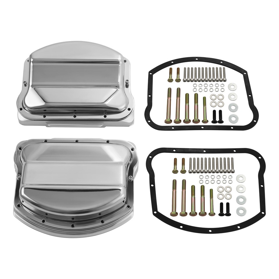 Chrome Panhead Valve Rocker Top Covers Fits For Harley Evolution Big ...