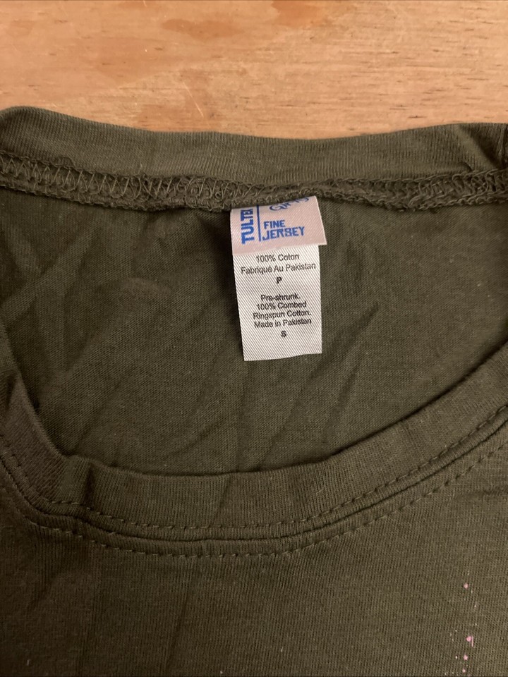 Official Bryan Adams Tour Merch - Womens T Shirt - Size Small - Olive ...