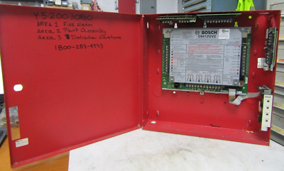 BOSCH PROTECTED PREMISES CONTROL PANEL W/ RADIONICS FIRE CONTROL PANEL ...