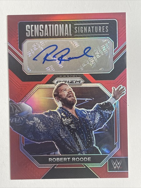 2023 Panini Prizm WWE - Sensational Signatures Red Prizm #SN-RRD Robert ...