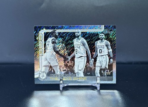 2025-26 Topps #272 Celtics Pride Target Blackout Surge /99 Tatum, Brown ...