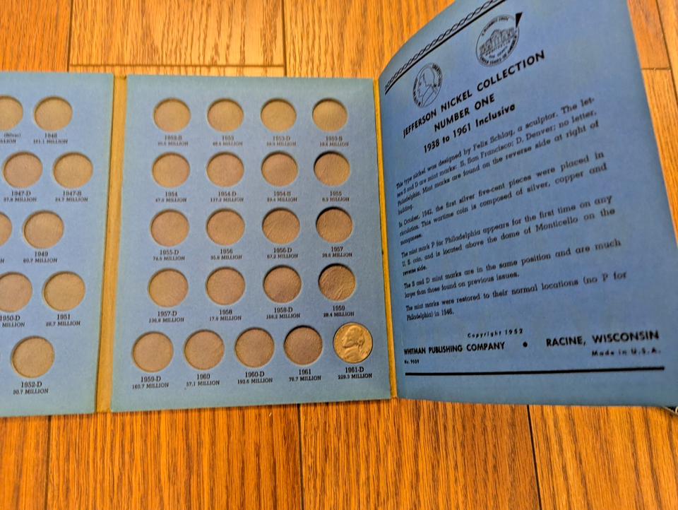 Lot 4 Vintage Whitman Empty Coin Folders #702 | eBay