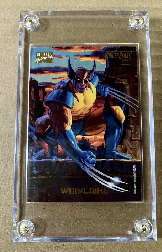 1994 Marvel Masterpieces - Wolverine PowerBlast PERFECT MINT CONDITION ...