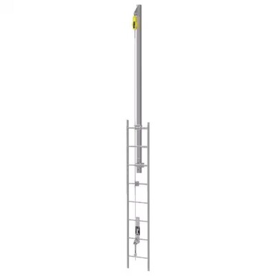 MSA Latchways Vertical Ladder Lifeline Kit with Extension Post | eBay