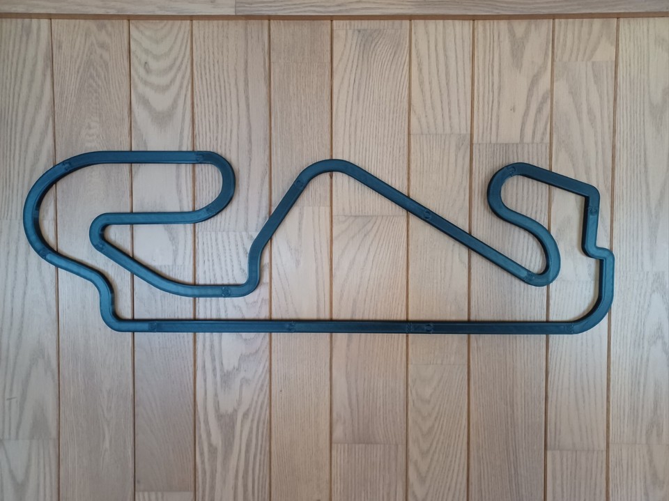 Large 36" Spain F1 3D Race Track Map, Wall Art, Garage, Cave, Racetrack ...