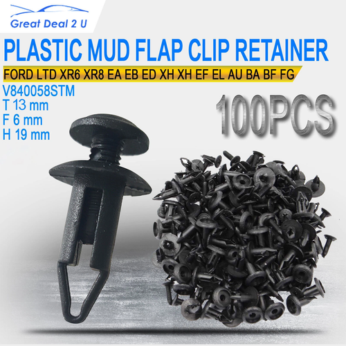 100pcs Fit Ford Scrivet Clip Radiator Cowl Inner Guard Air Intake Pipe ...