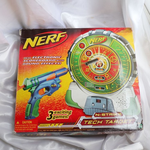 2003 Nerf-N-Strike Green Tech Nerf Target Electronic Talking Board ...