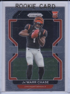 JA'MARR CHASE ROOKIE CARD Bengals 2021 Football PANINI PRIZM $$ RC ...