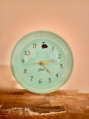 Fiestaware Clock Turquoise- battery operated | eBay