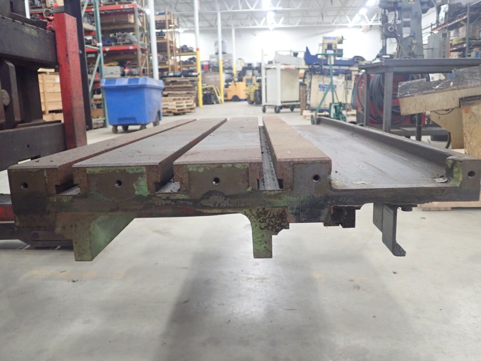 49" x 23" x 5" Steel T Slot Table Cast iron Layout Weld Fixture_3 SLOT ...