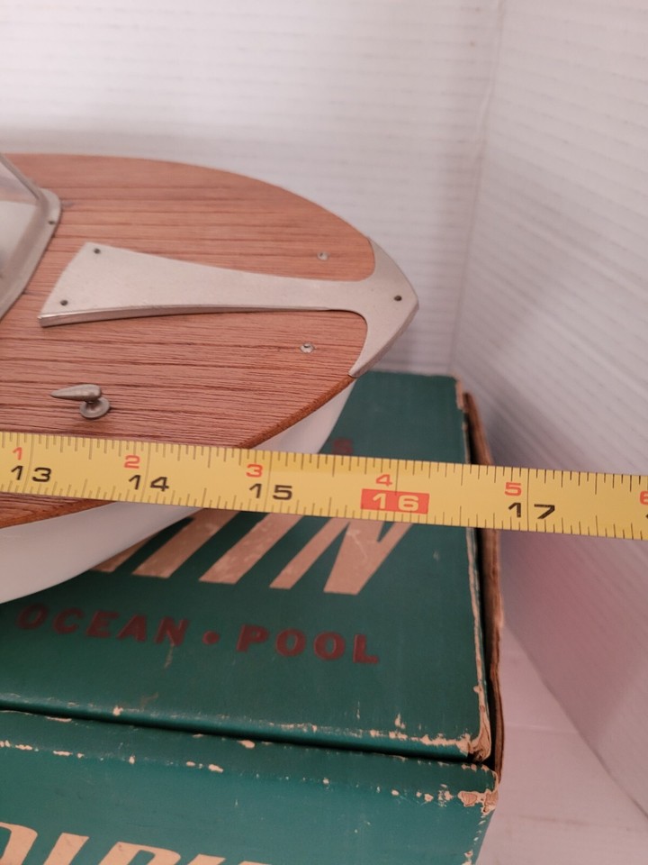 Vintage Fleet Line Dolphin Speed Boat W/ BOX Chris Craft Toy Model K&0 ...