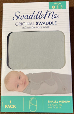 Swaddle Me Original Swaddle Baby Wrap 1 Sm/Med 0-3 Months 7-14lb, 26in ...