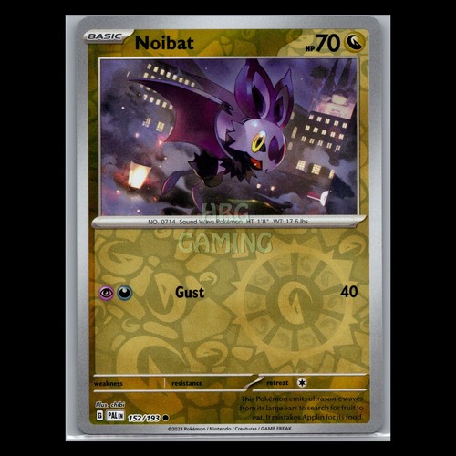 Pokemon Card - Noibat 152/193 - Paldea Evolved - Reverse Holo | eBay