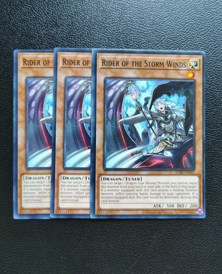 Yu-Gi-Oh - Raider Of The Storm Winds 3X - Full Playset | eBay