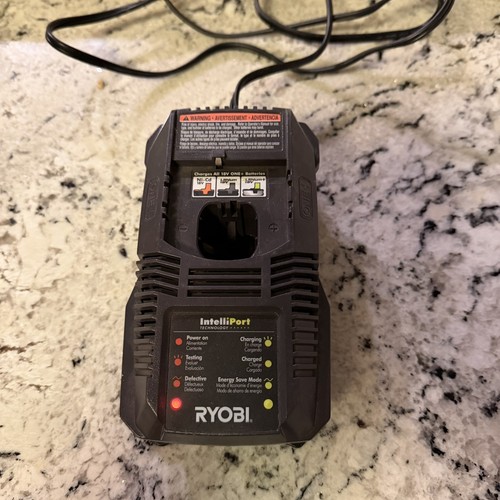 Ryobi P118 Lithium-ion/Ni-Cad ONE+ 18V IntelliPort Battery Charger P118 ...