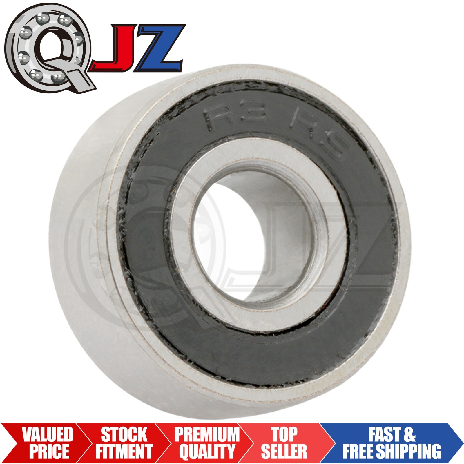 [Qty.1] New R3-2RS Miniature Ball Bearing [0.1875" Bore x 0.5" OD x 0. ...