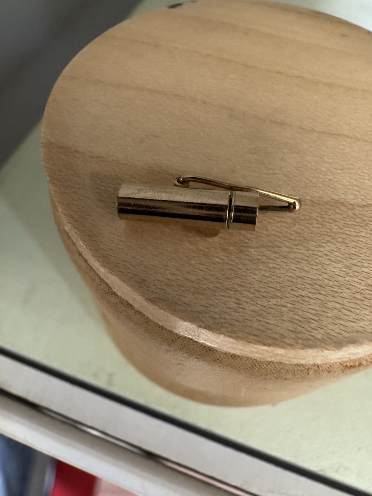 14k Yellow Gold Jewelry Clasp BARREL CYLINDER TYPE Vintage Lobster ...
