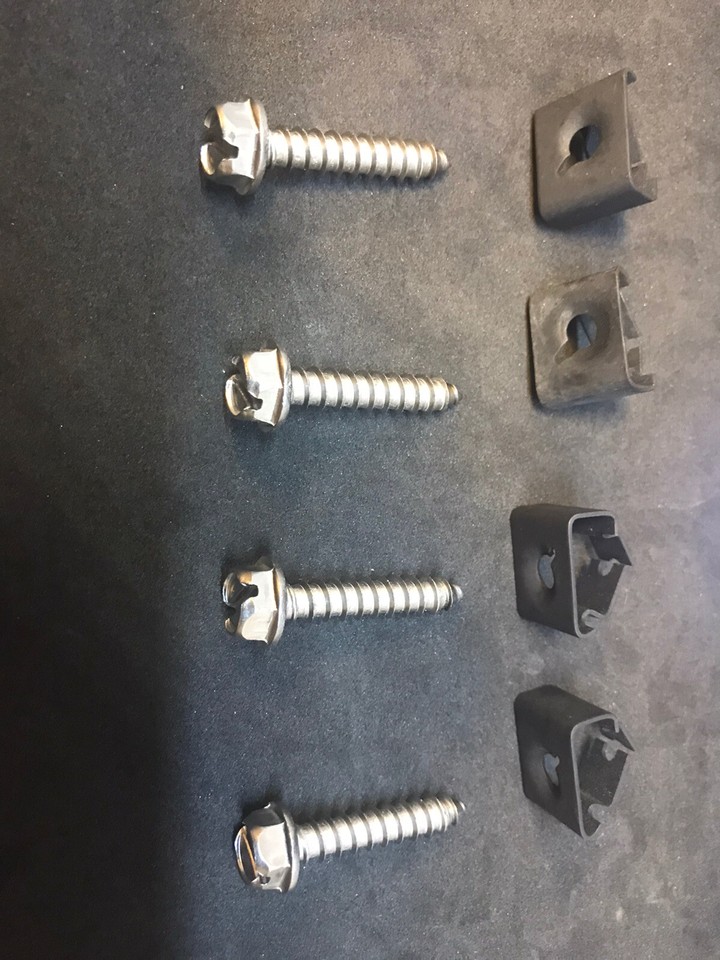 1967-1972 Ford Truck Arm Rest Clips And Screws 1968 1969 1970 1971 | OE