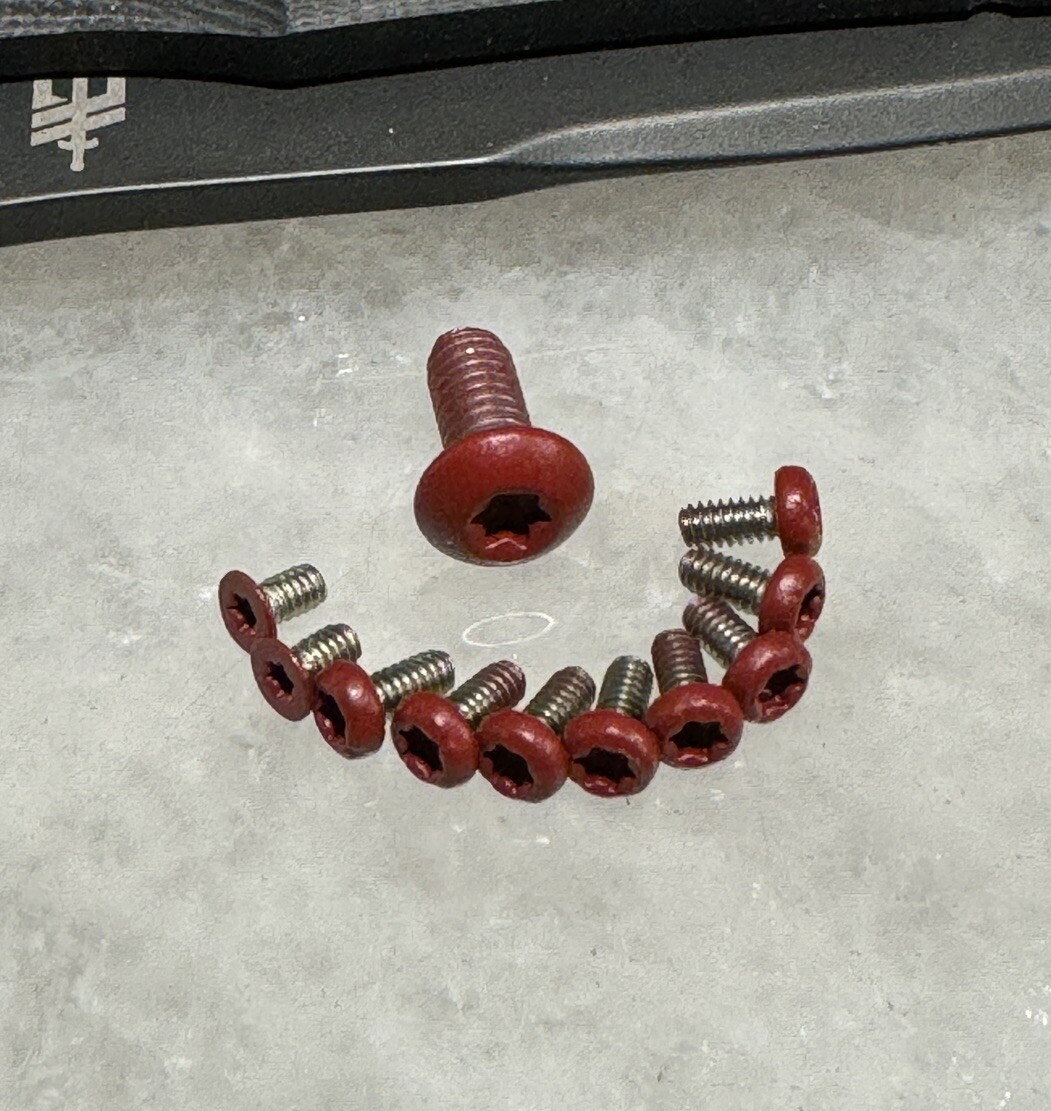 Red Stainless Screws Set For Gerber Propel Downrange Knife Pivot Handle ...
