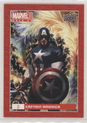 2019-20 Upper Deck Marvel Annual Fractal Captain America #2 | eBay