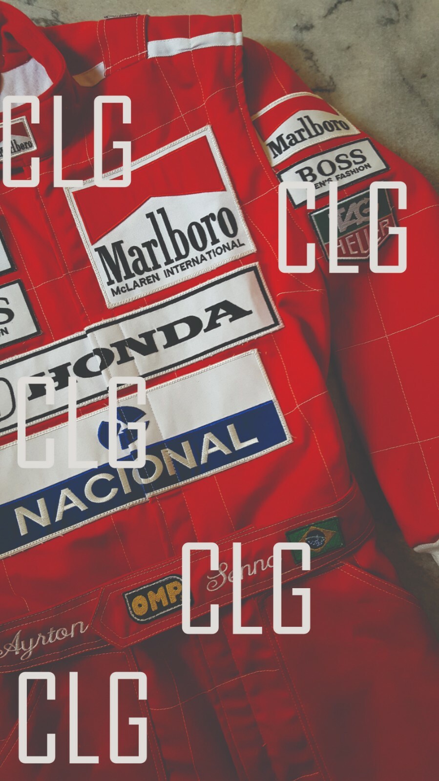 Ayrton Senna 1991 Replica Embroidered patches Suit / Mclaren Suit | eBay