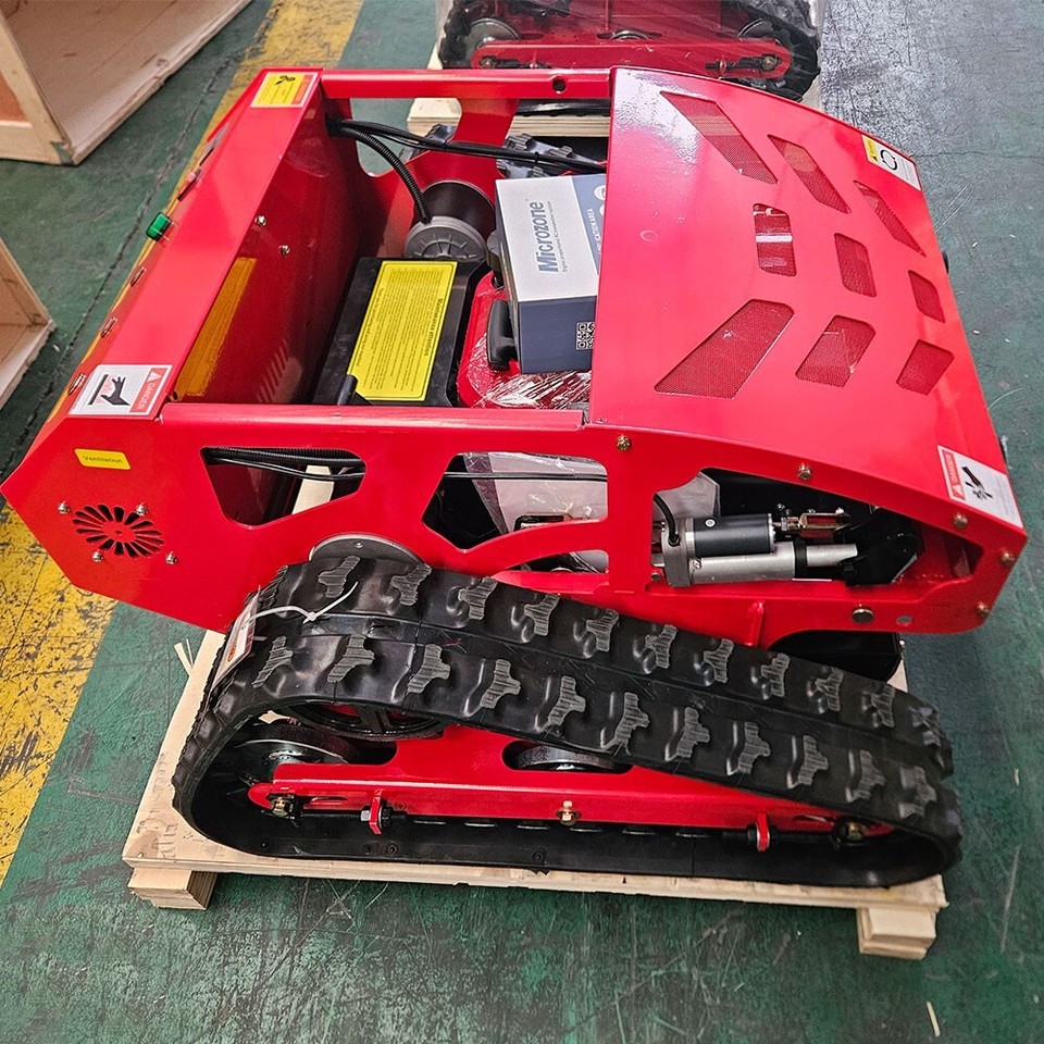 Electric Remote Control Track Lawn Mower with EPA Petrol Engine in ...