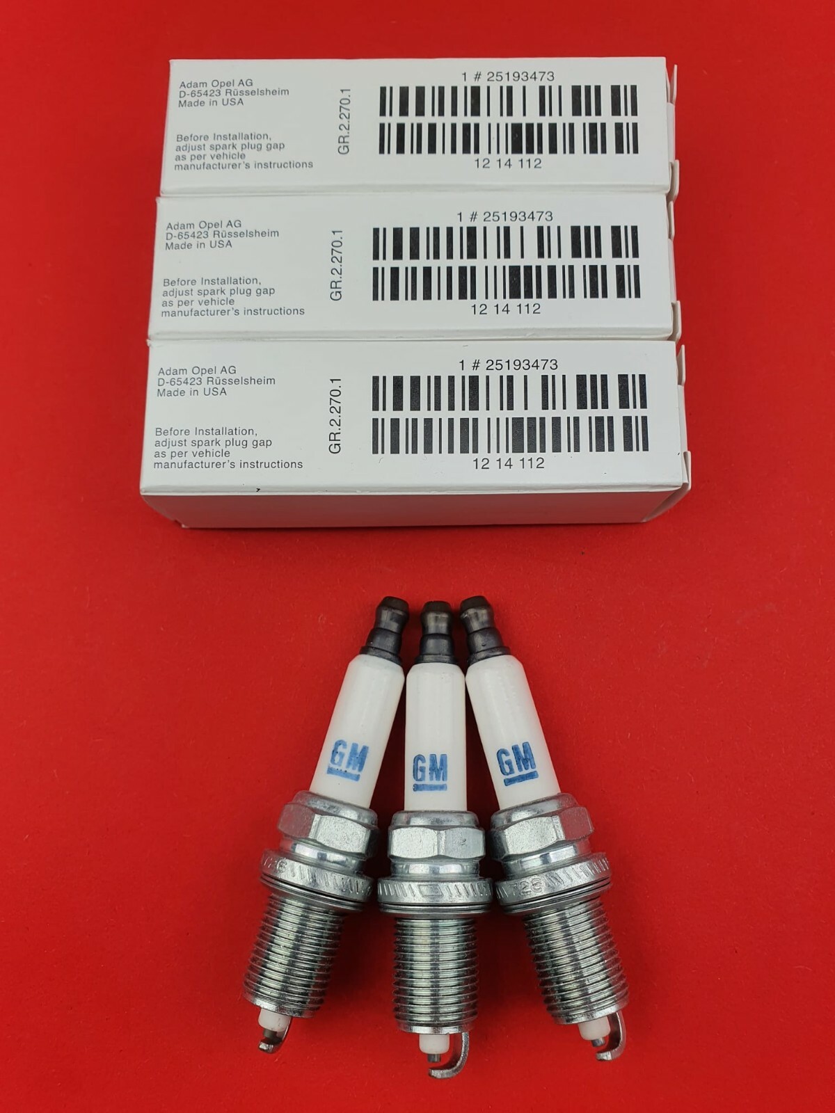 Opel 25193473 - Alternative spark plugs