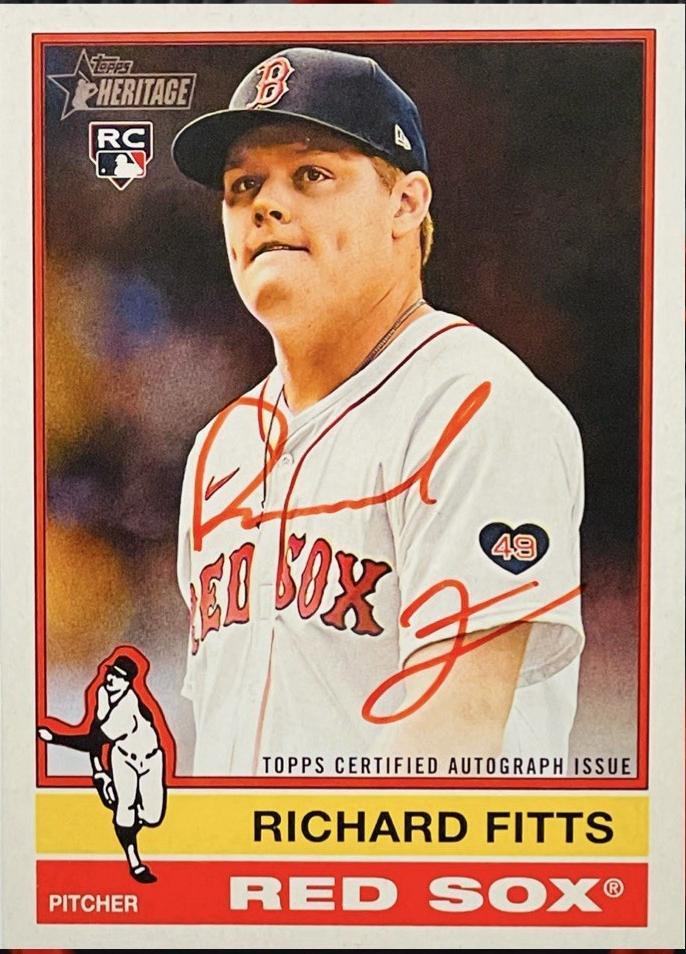 2025 Topps Heritage - Real One Autographs Richard Fitts #ROA-RFI ...