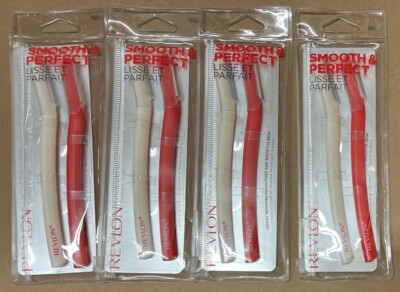 8X Revlon Smooth & Perfect Face DeFuzzer Multipurpose Facial Razor ⭐LOT ...
