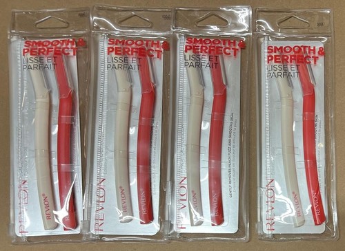 8X Revlon Smooth & Perfect Face DeFuzzer Multipurpose Facial Razor ⭐LOT ...
