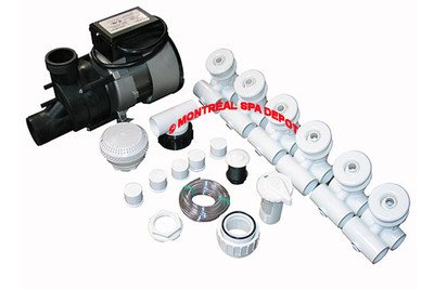 Conversion assembly kit BATHTUB to WHIRLPOOL JETTED TUB complete ...