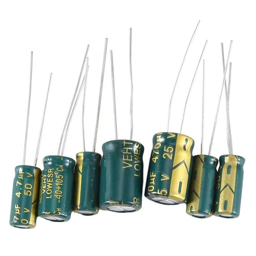 925pcs Aluminum Electrolyte Capacitor High Frequency Inline Kit 36 ...