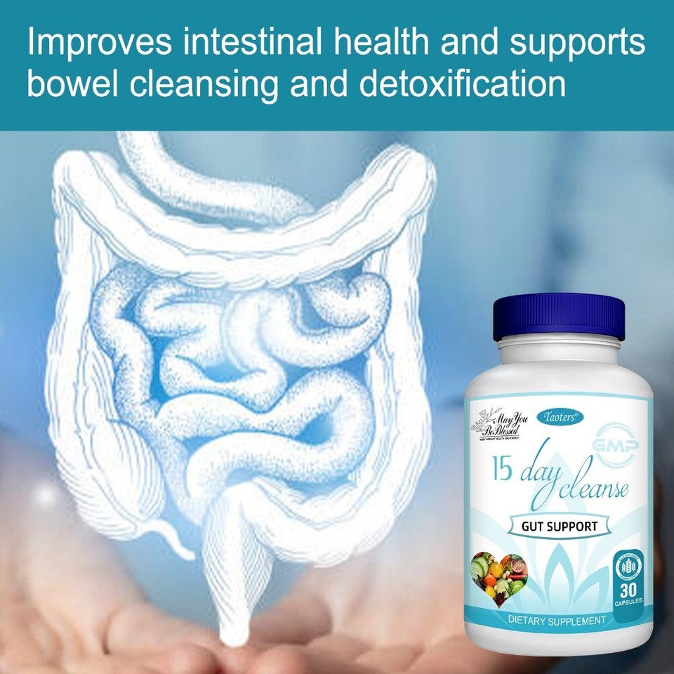 15 Day Cleanse Capsules,Intestinal & Digestive Health,Detox & Cleanse ...