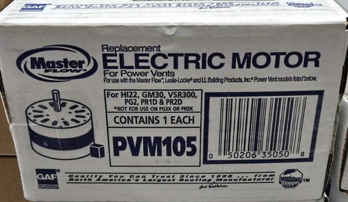 MasterFlow Buildsite PVM105/110 Replacement Motor for sale online | eBay