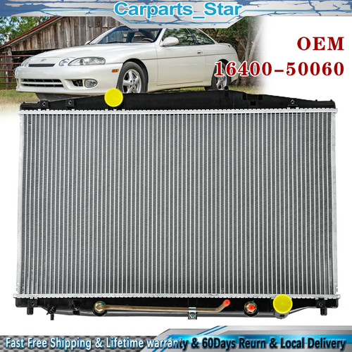Aluminum Core Radiator For 1992-1997 Lexus SC400 4.0L V8 Gas 1306,16400 ...