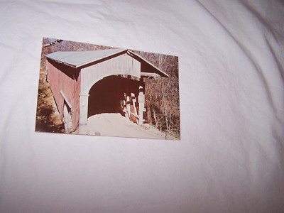 NANCY JANE Covered BRIDGE Postcard MONROE COUNTY INDIANA Salt Creek | eBay
