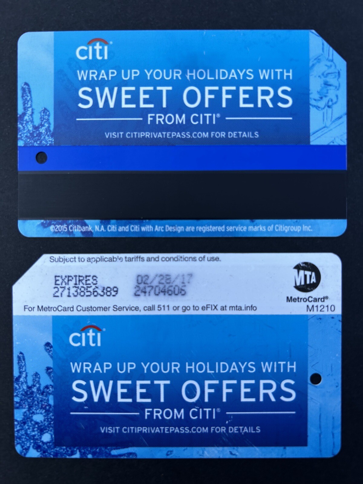 Citi Bank Limited Edition MetroCard for Collectors Only | eBay