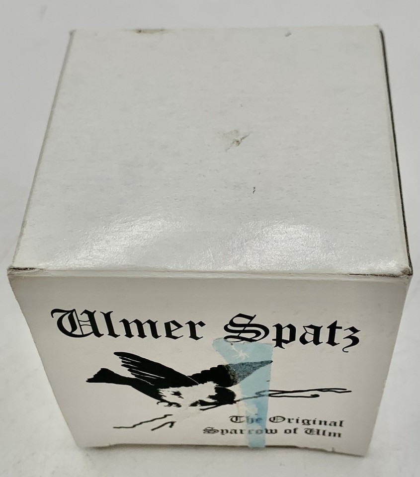 Ulmer Spatz The Original Sparrow Of Ulm Red/Pink Glass Sparrow | eBay