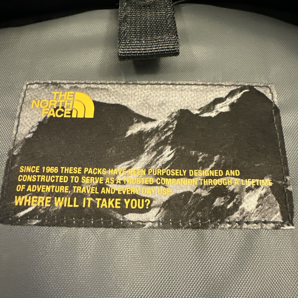 North Face Iron Peak Backpack FlexVent Adjustable Black w/ heart check ...