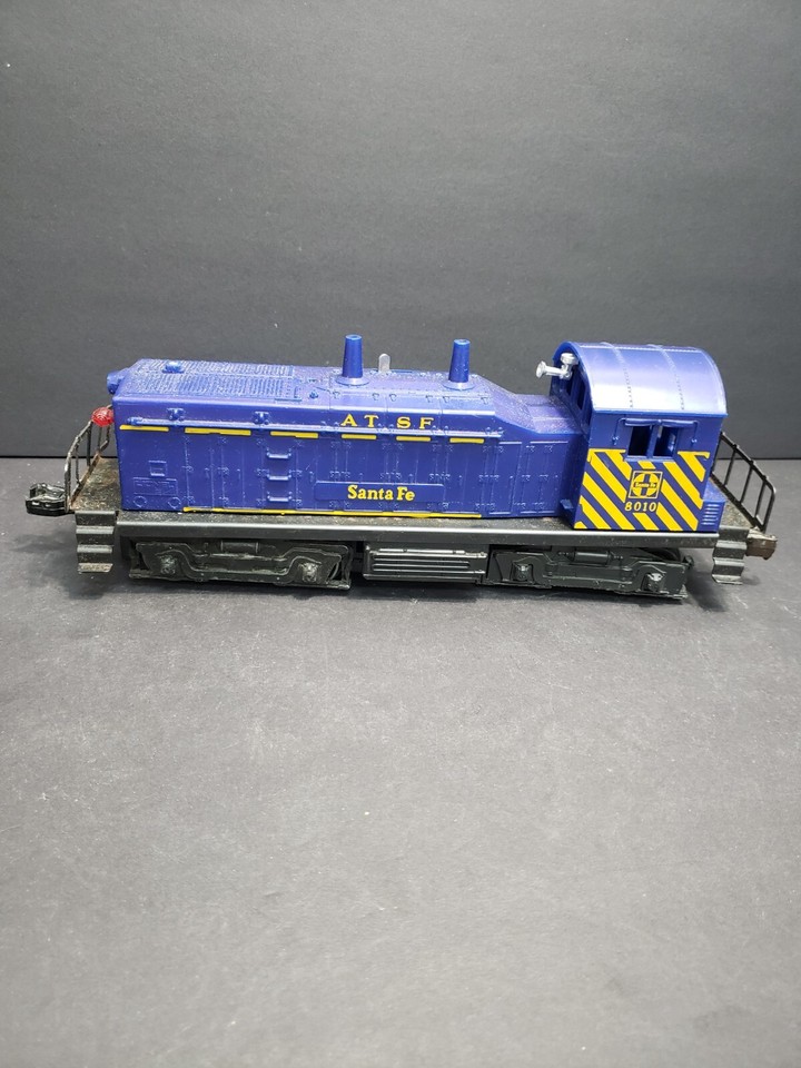 Lionel O Scale Santa Fe ATSF 8010 Switcher Royal Blue Purple Very Good ...