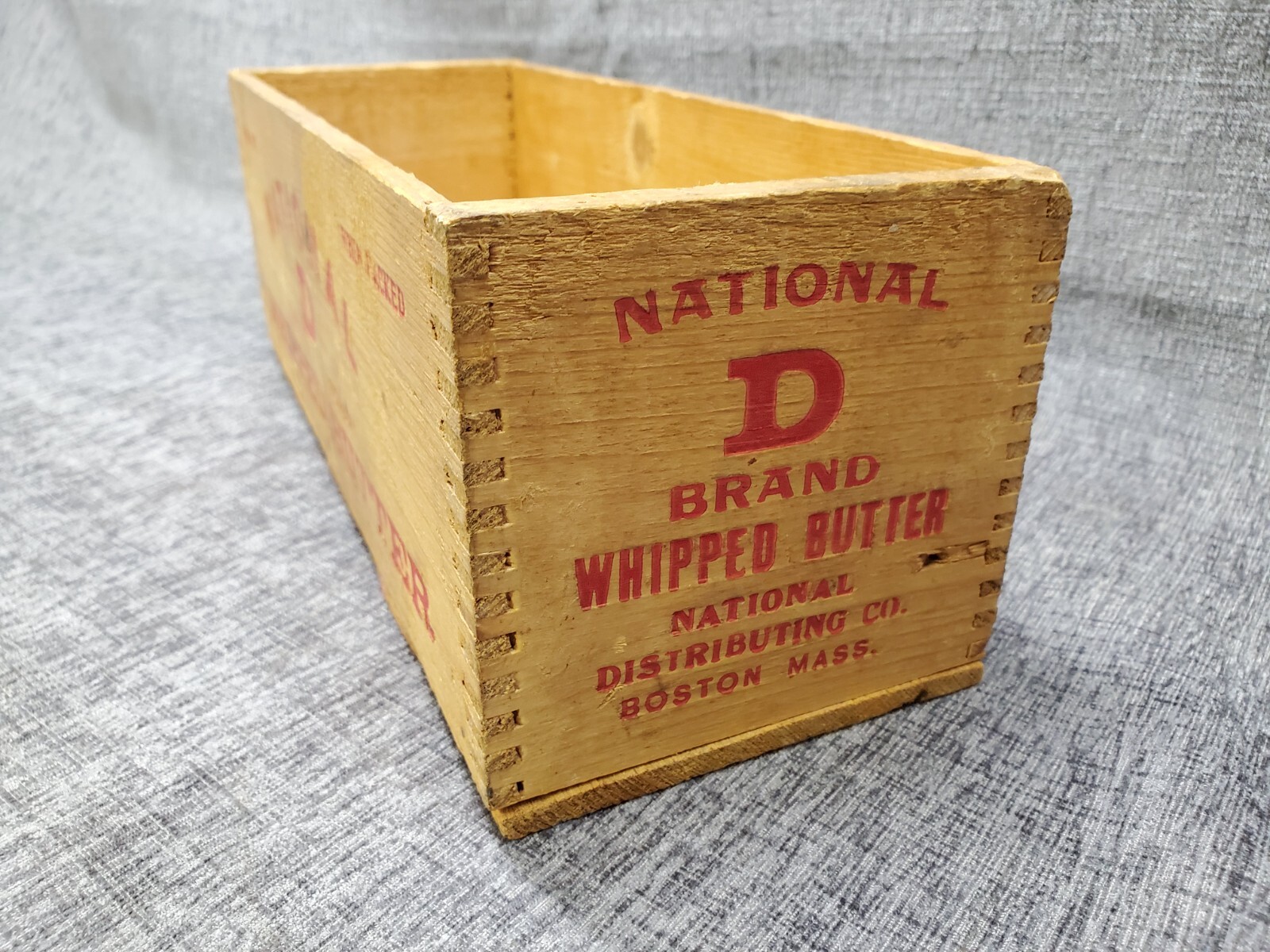 Vintage KRAFT Wood Butter Box 5 Pounds National D Whipped Butter | eBay