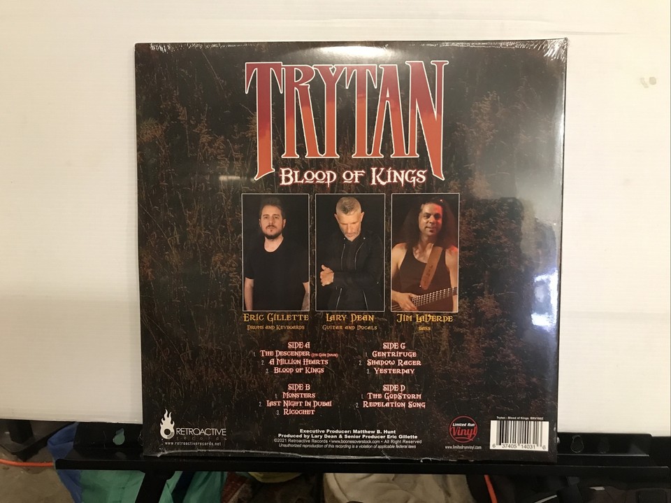 Trytan - Blood of Kings LP 2021 Retroactive – RRV1602 [LIMITED 200 ...
