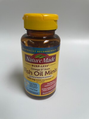 Nature Made Fish Oil Minis 1400mg Softgels 60ct exp 02/2027 | eBay