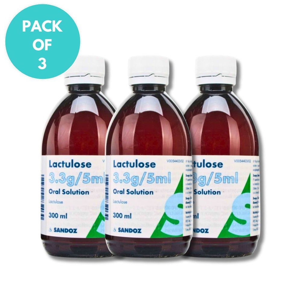 Lactulose Syrup 300/500ml | Effective Constipation Relief | Promotes ...